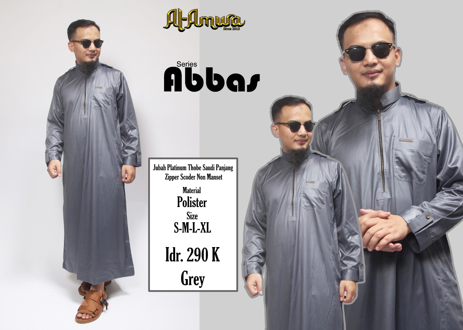 JUBAH THOBE SAUDI ABBAS series AL-AMWA PLATINUM - Al-Amwa